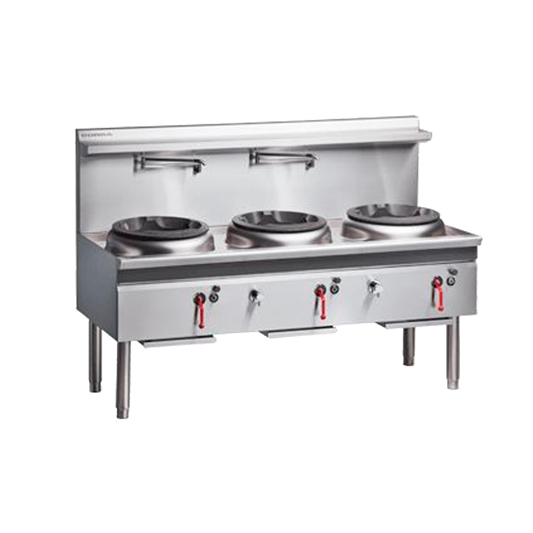 COBRA Gas Waterless Wok 3 x Duckbill Burners 1800mm CW3H-DDD ...