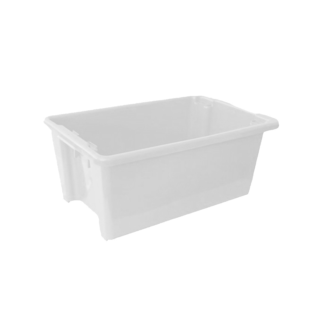 Nally Crate No 12 White 55L (Lid: n/a) - Hospitality Superstore