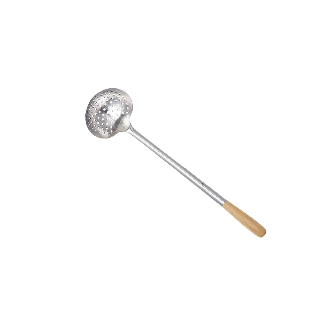 Skimmer Chinese S/S w/Wood Handle – Various Sizes - Hospitality Superstore